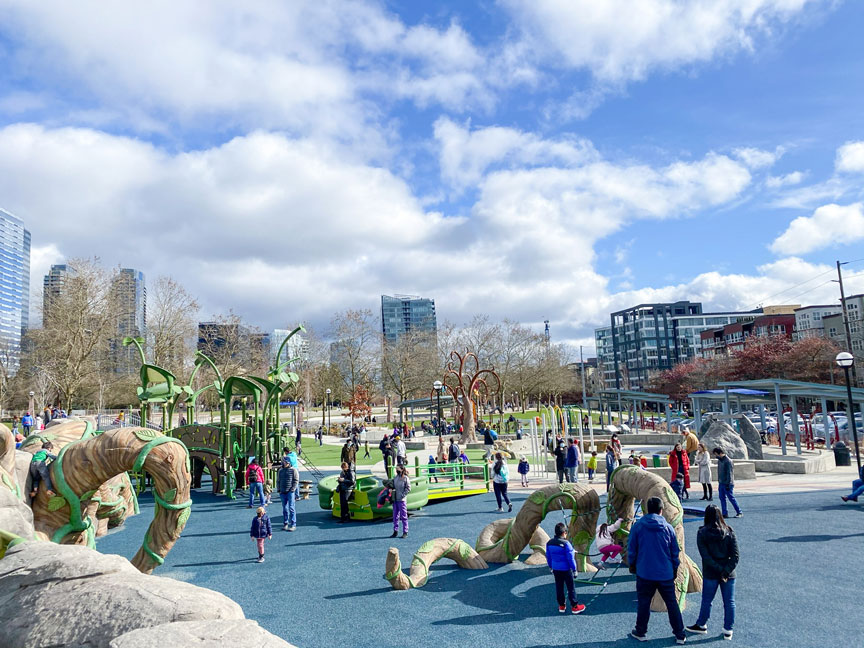 Inspiration Playground at Bellevue Downtown Park: Inclusive for Kids of ...